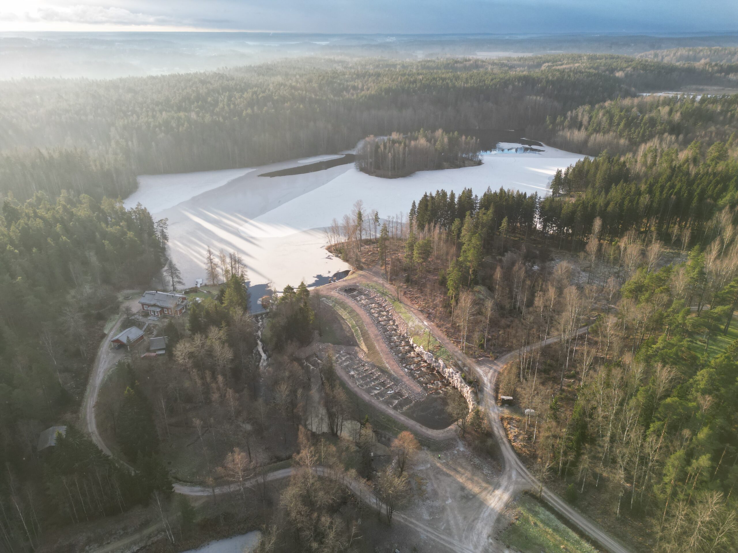 FCG suunnitteli Dämmanin kalatien Espoossa – uhanalaisen taimenen ...